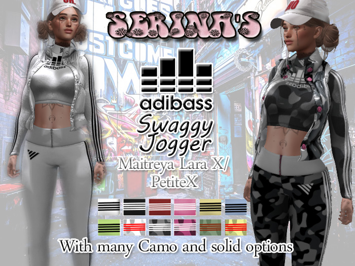 Second Life Marketplace Adibass Swaggy Jogging Set Larax